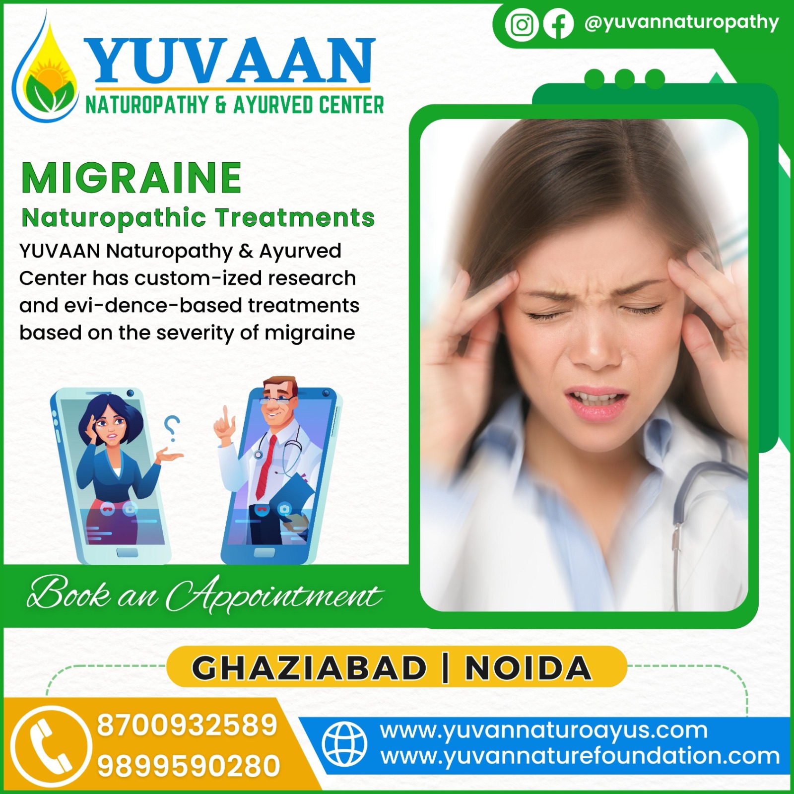 Migraine | Symptoms of Migraine - Yuvaan Nature Foundation
